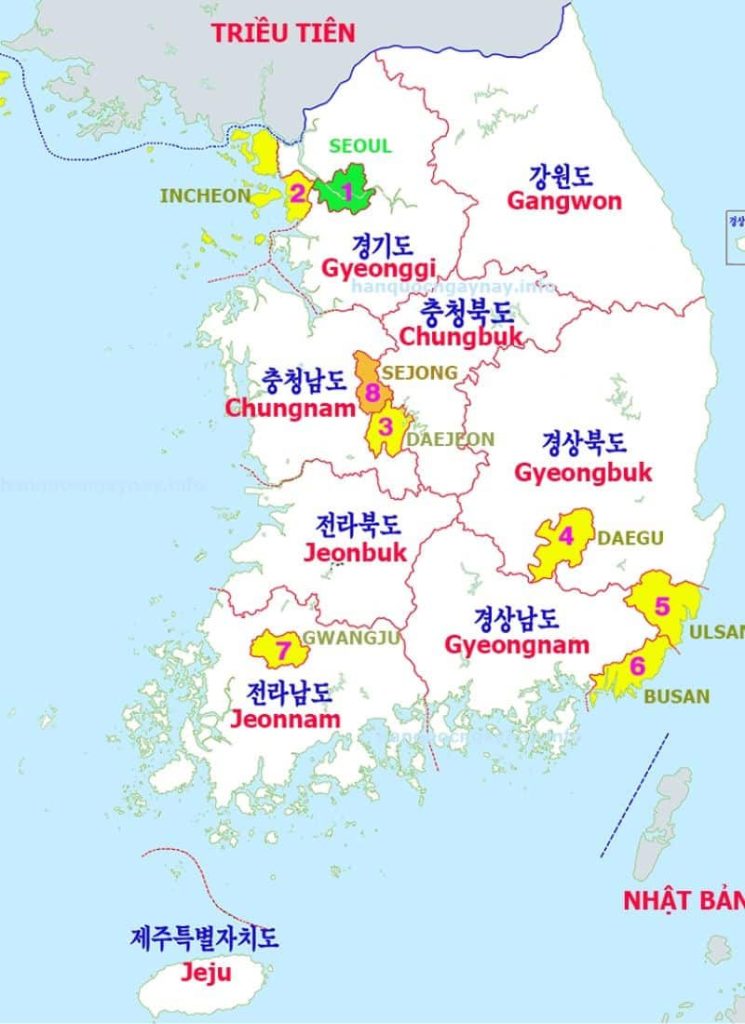 Postal Codes in South Korea – Bảng mã Zip CODE Hàn Quốc mới nhất - Ego ...